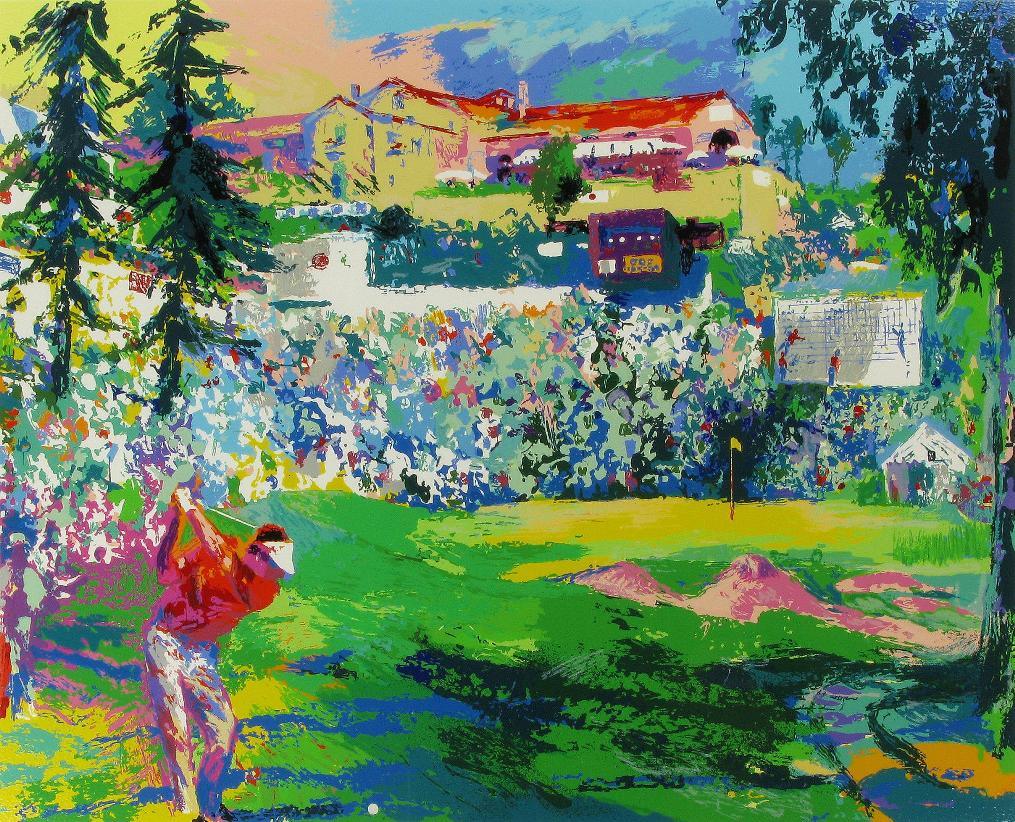 Leroy Neiman Amphitheatre at Rivera painting | framed paintings for sale