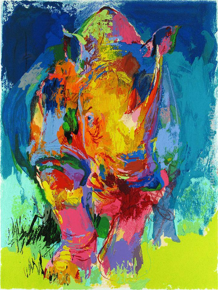 Abstract Rhino Painting